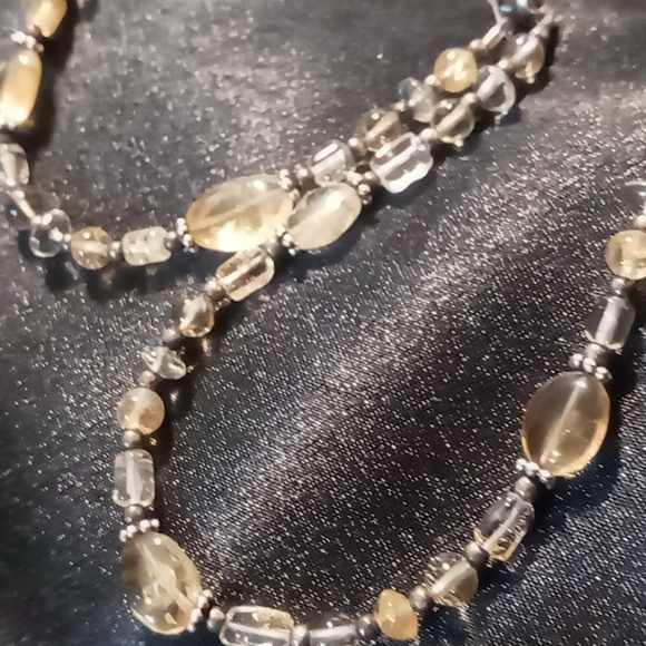 natural stone | Jewelry | Citron Clear Quartz Stone Collar Necklace 6 ...